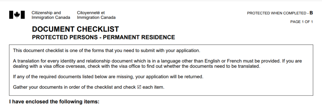 Applying to be a Permanent Resident of Canada – Centre for Refugee Children