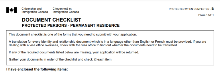 Applying to be a Permanent Resident of Canada – Centre for Refugee Children